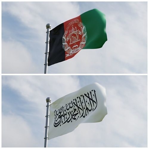 Animated Afghanistan Flags 3D model animated | CGTrader