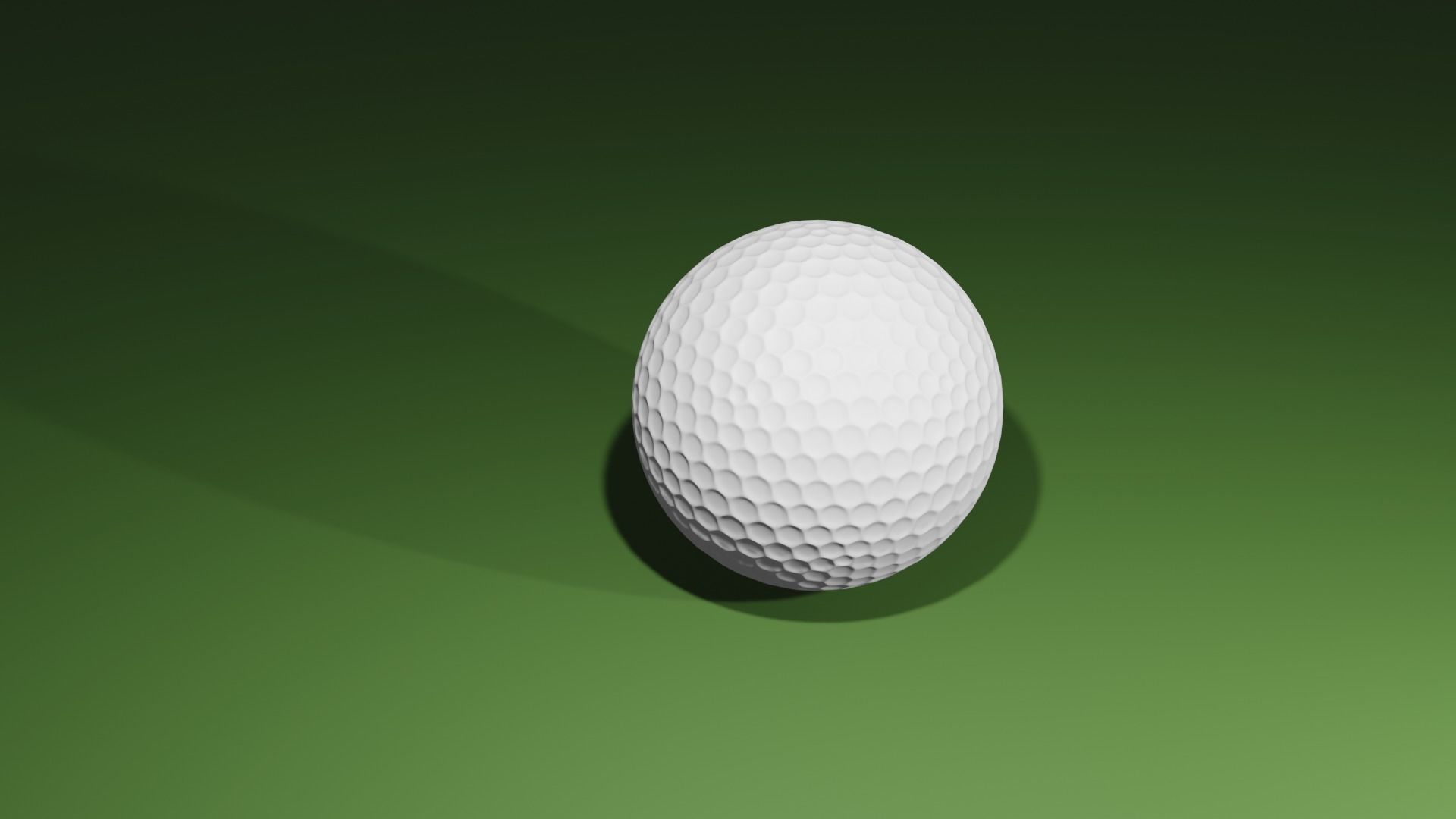 3D model 3D LOW POLY GOLF BALL VR / AR / low-poly | CGTrader