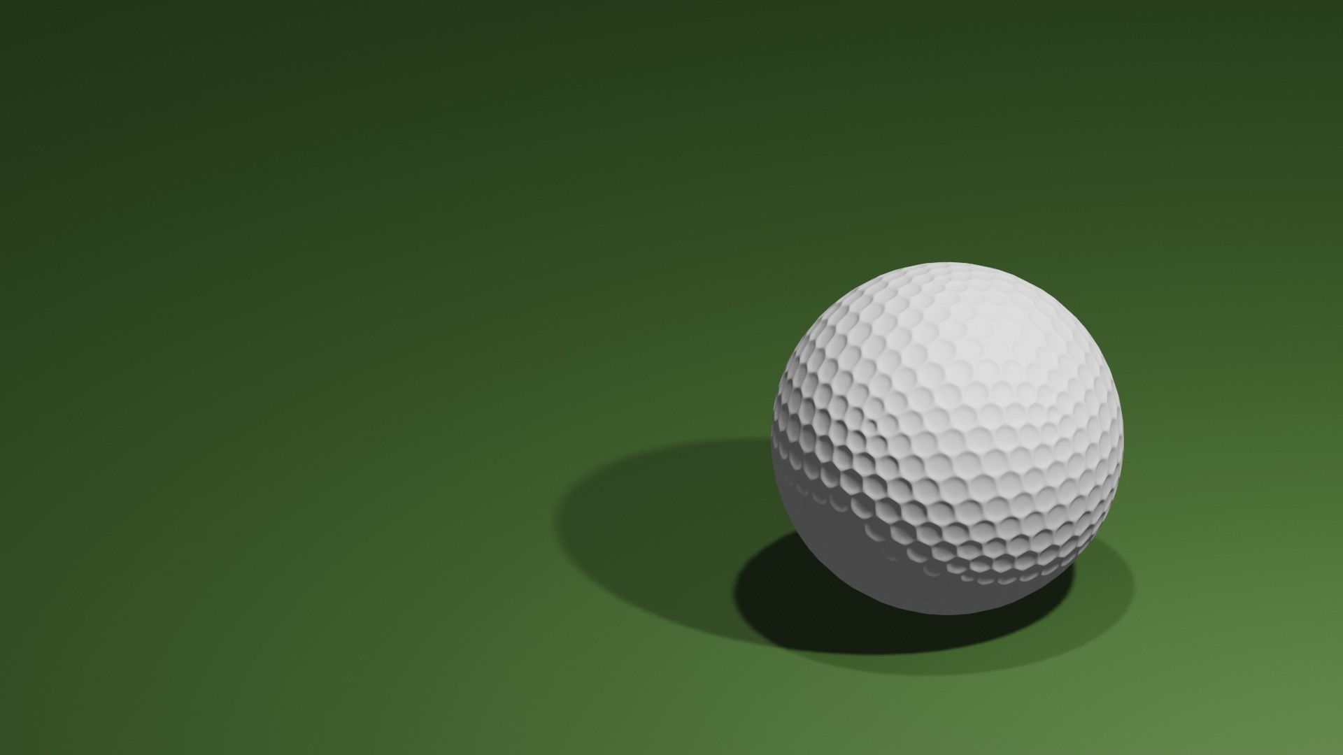 3D model 3D LOW POLY GOLF BALL VR / AR / low-poly | CGTrader