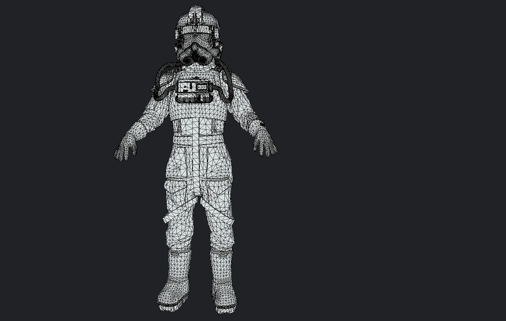 3D model Imperial AT-AT pilot VR / AR / low-poly | CGTrader
