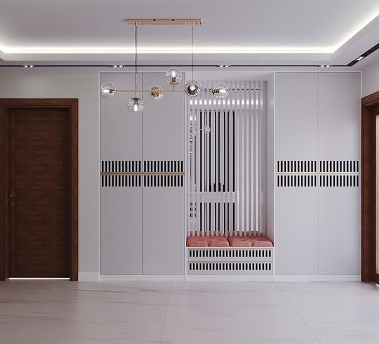 3D model Modern House Entrance VR / AR / low-poly | CGTrader