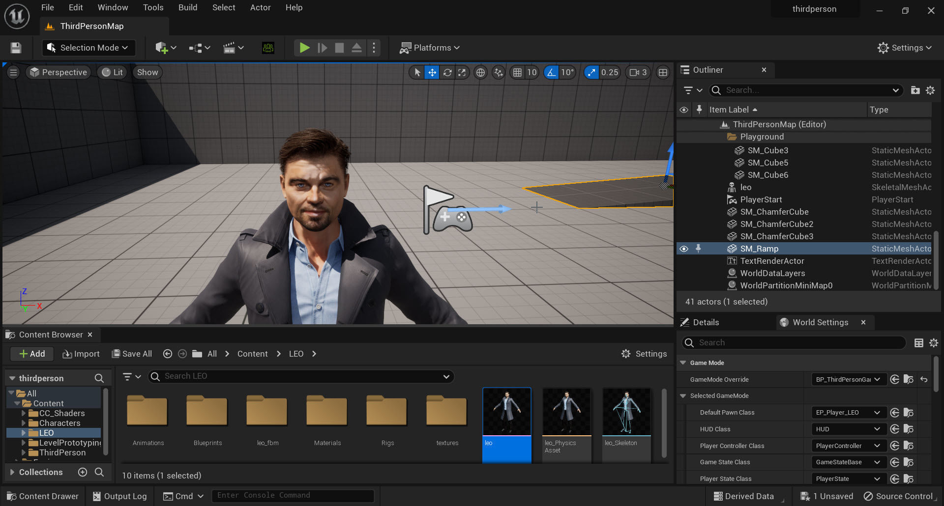 3D model Leonardo DiCaprio Rigged - 2500 Free animations tutorial VR ...