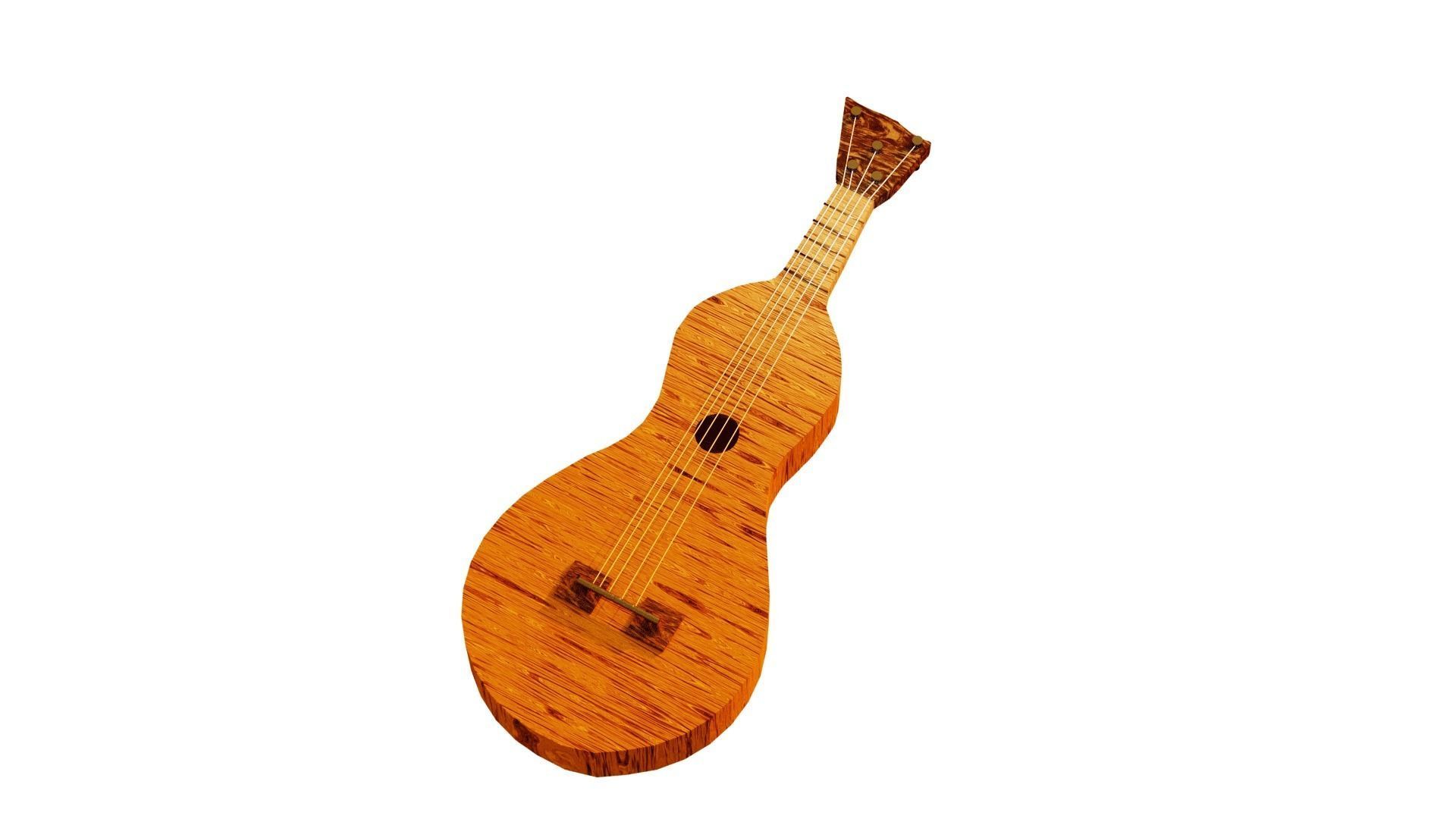 Mejoranera - folkloric music instrument from Panama 3D model | CGTrader