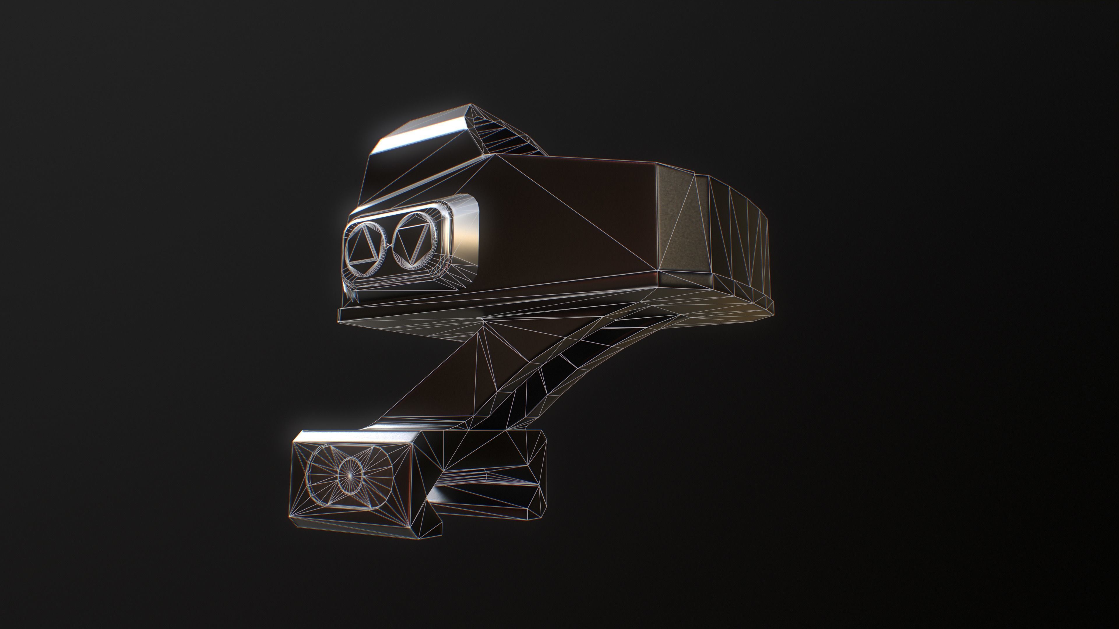 3D model Micro Reflex Sight VR / AR / low-poly | CGTrader