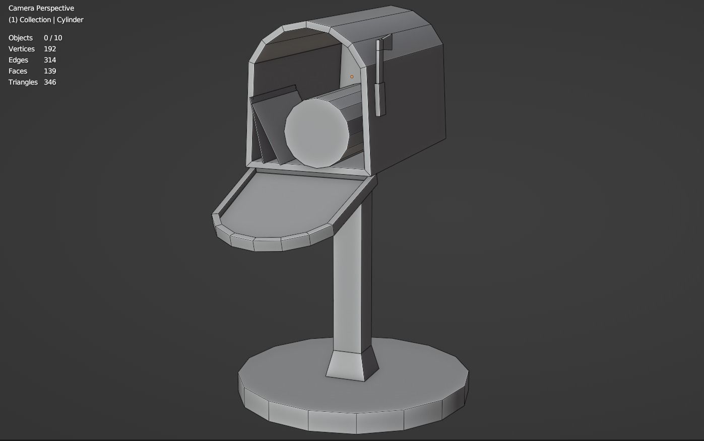 3D model Home Mail Box VR / AR / low-poly | CGTrader