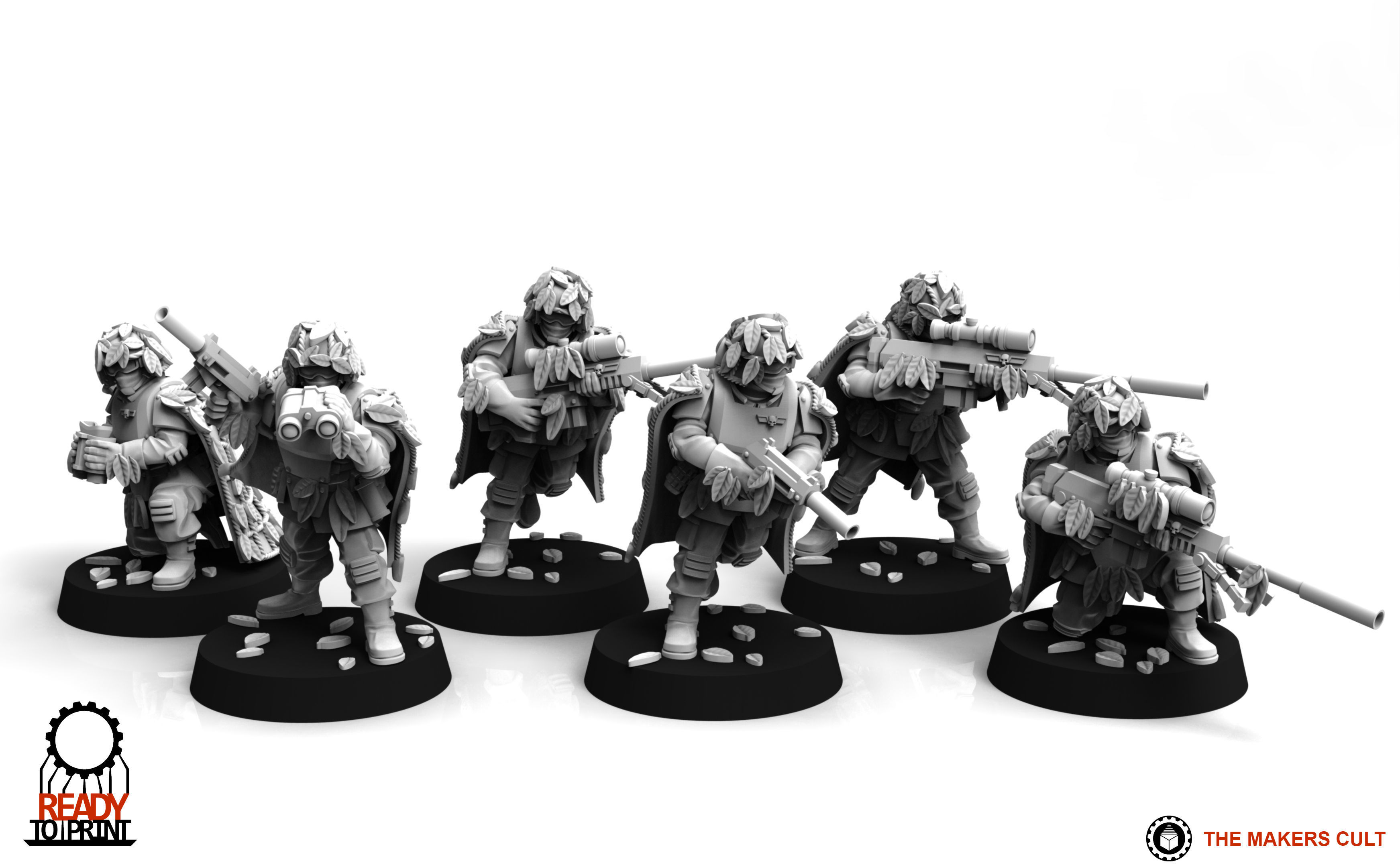 Universal Guard - Skirmisher Builder 3D model 3D printable | CGTrader