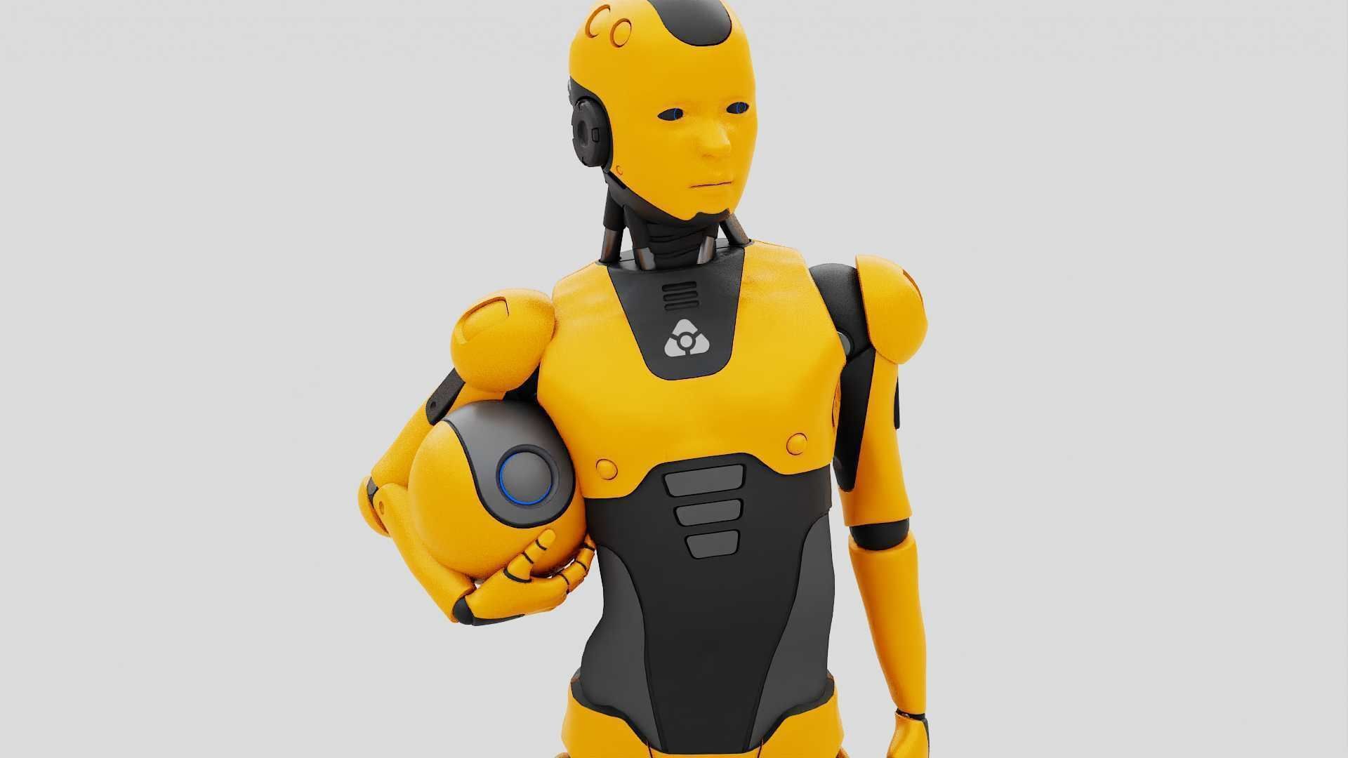 CHILD BOT RIGGED 3D model rigged | CGTrader