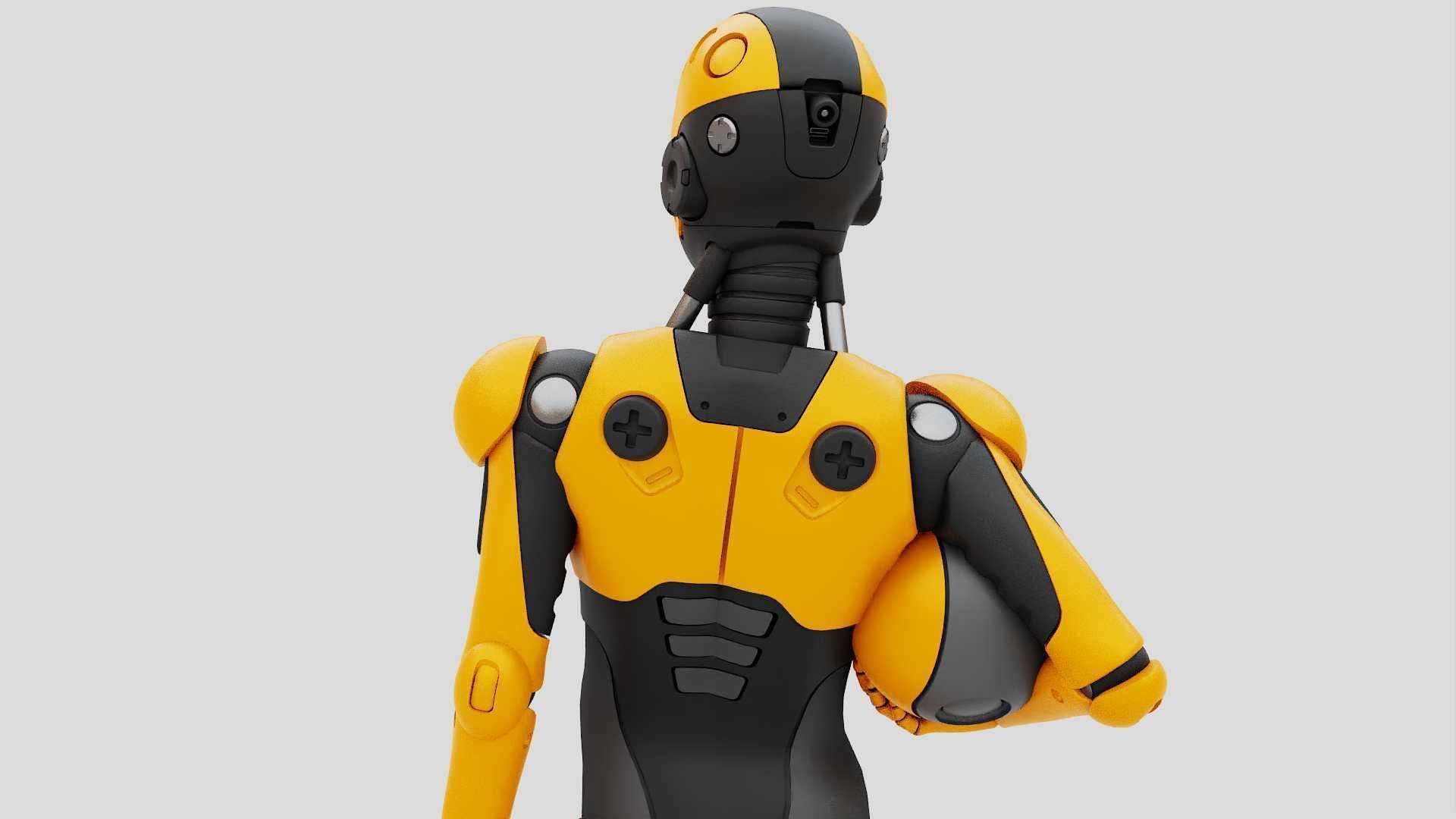 CHILD BOT RIGGED 3D model rigged | CGTrader