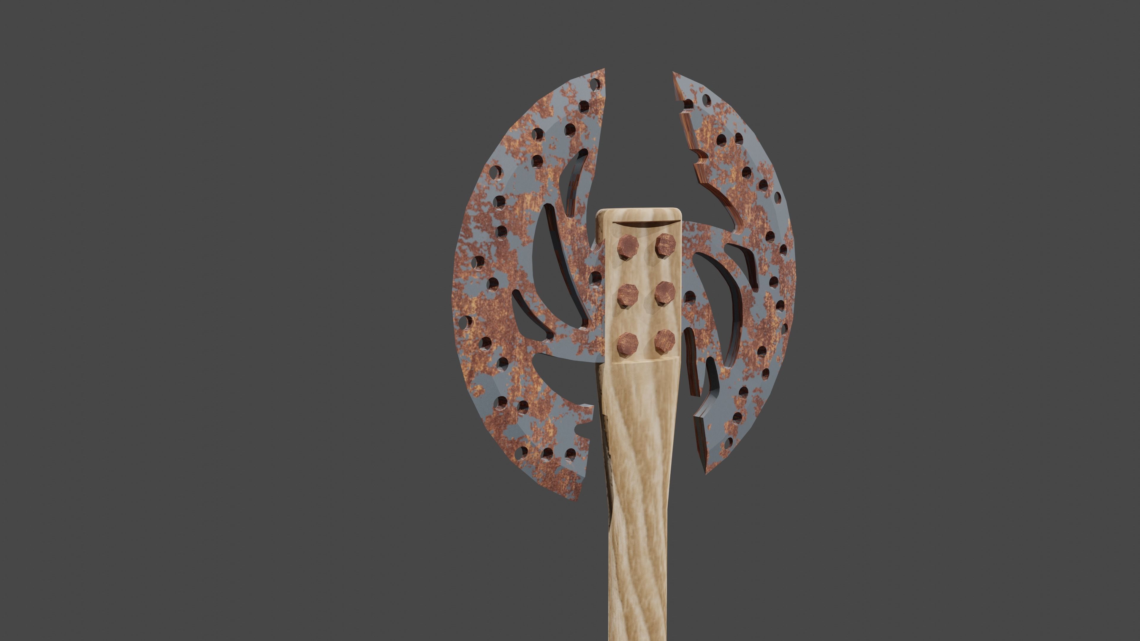 brake disc axe 3D model | CGTrader