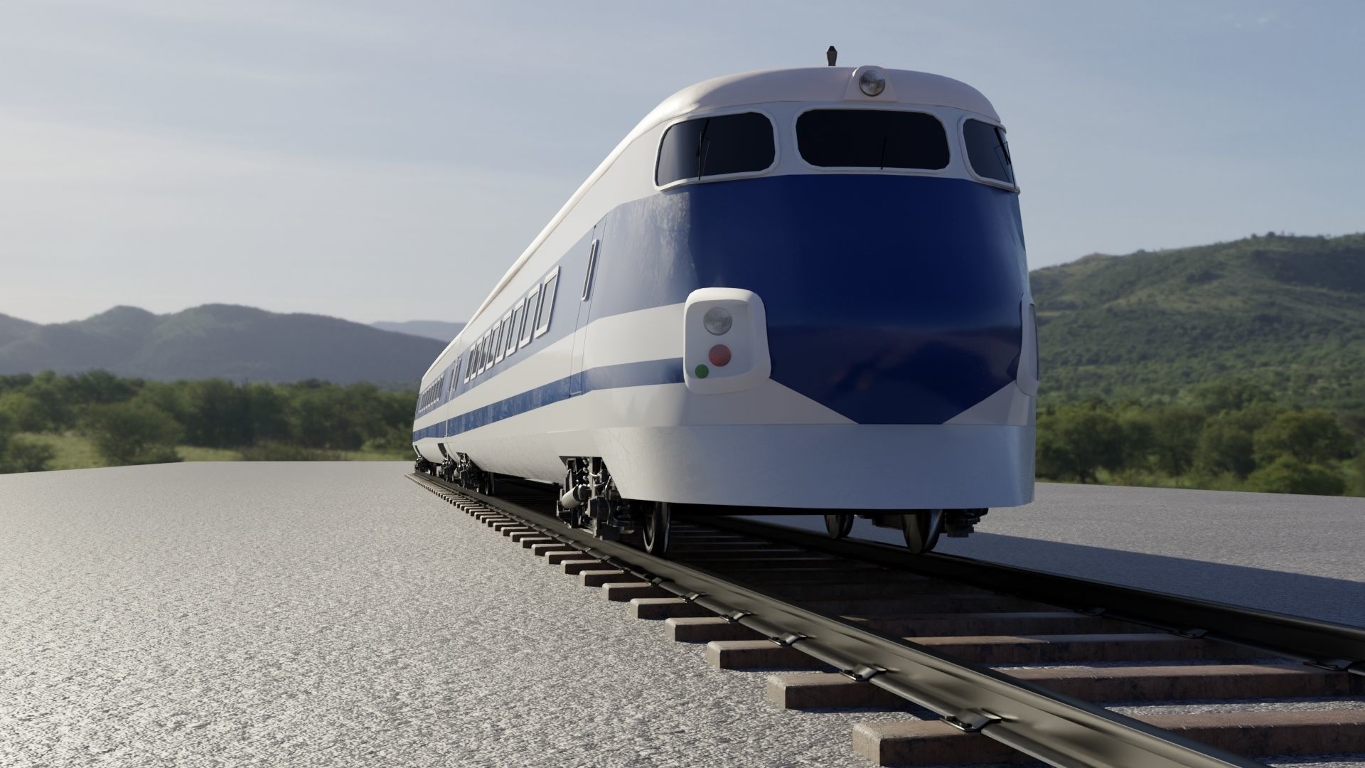 Train 3D model japanese high speed 3D model | CGTrader