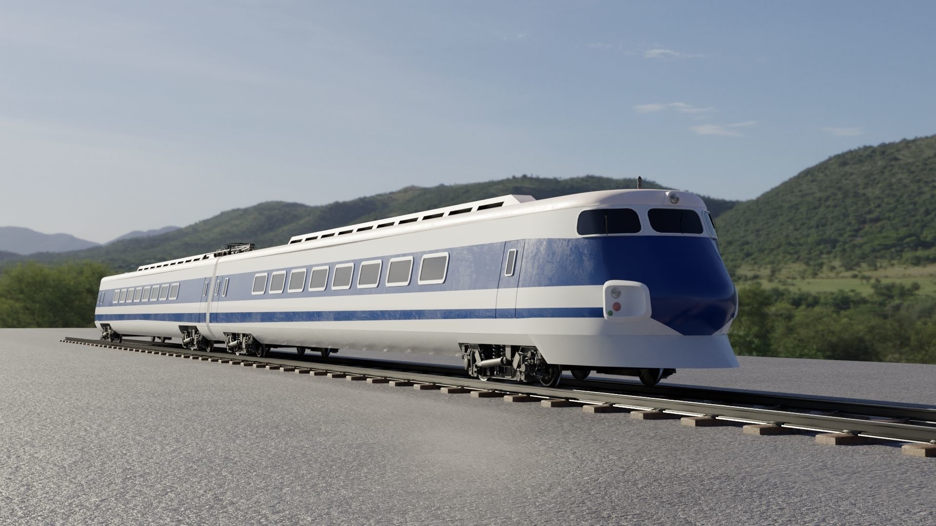 Train 3D model japanese high speed 3D model | CGTrader