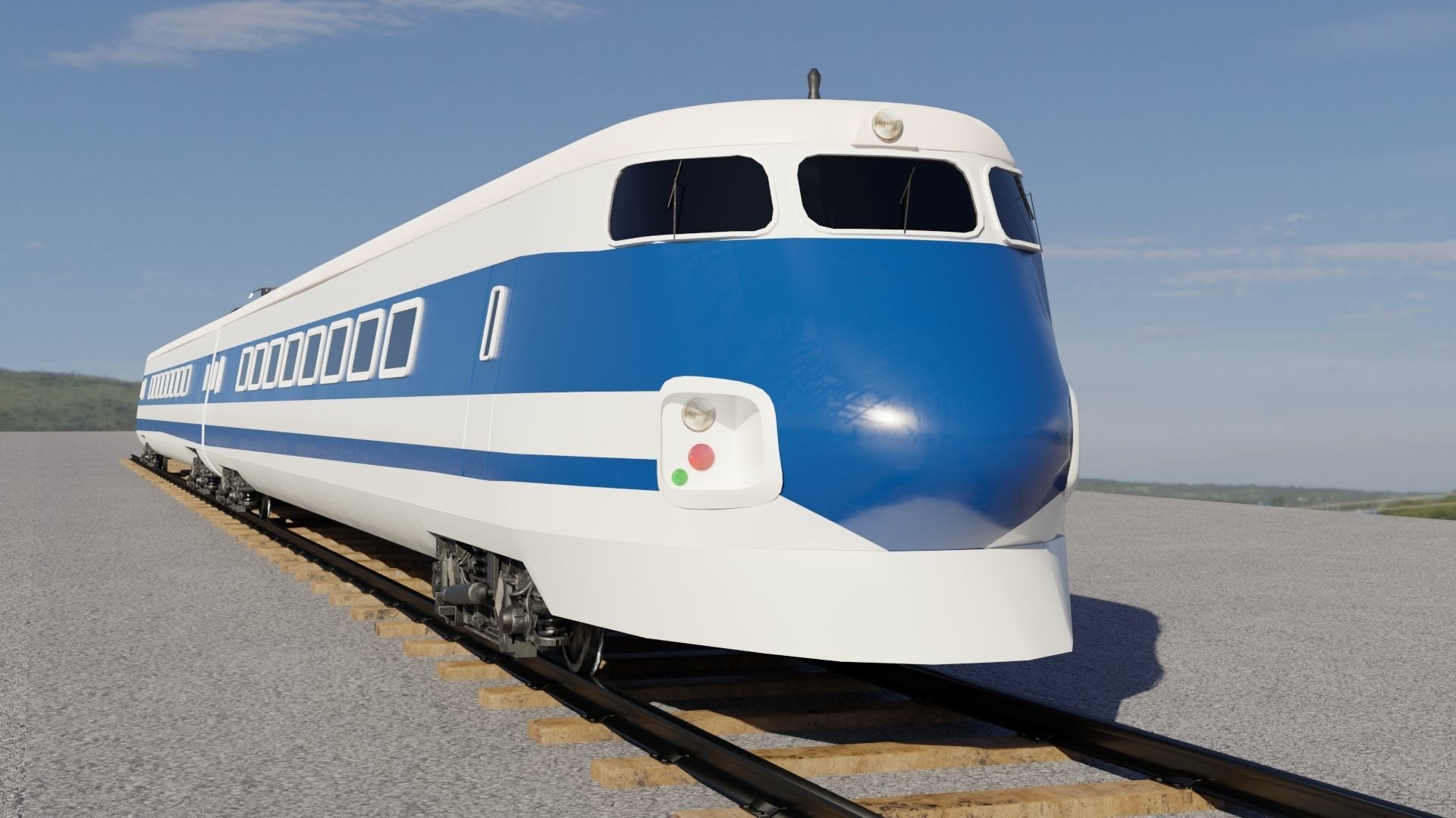 Train 3D model japanese high speed 3D model | CGTrader