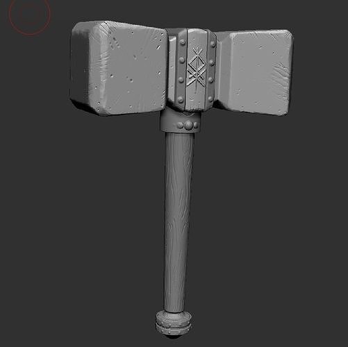 hammer high poly 3D model 3D printable | CGTrader