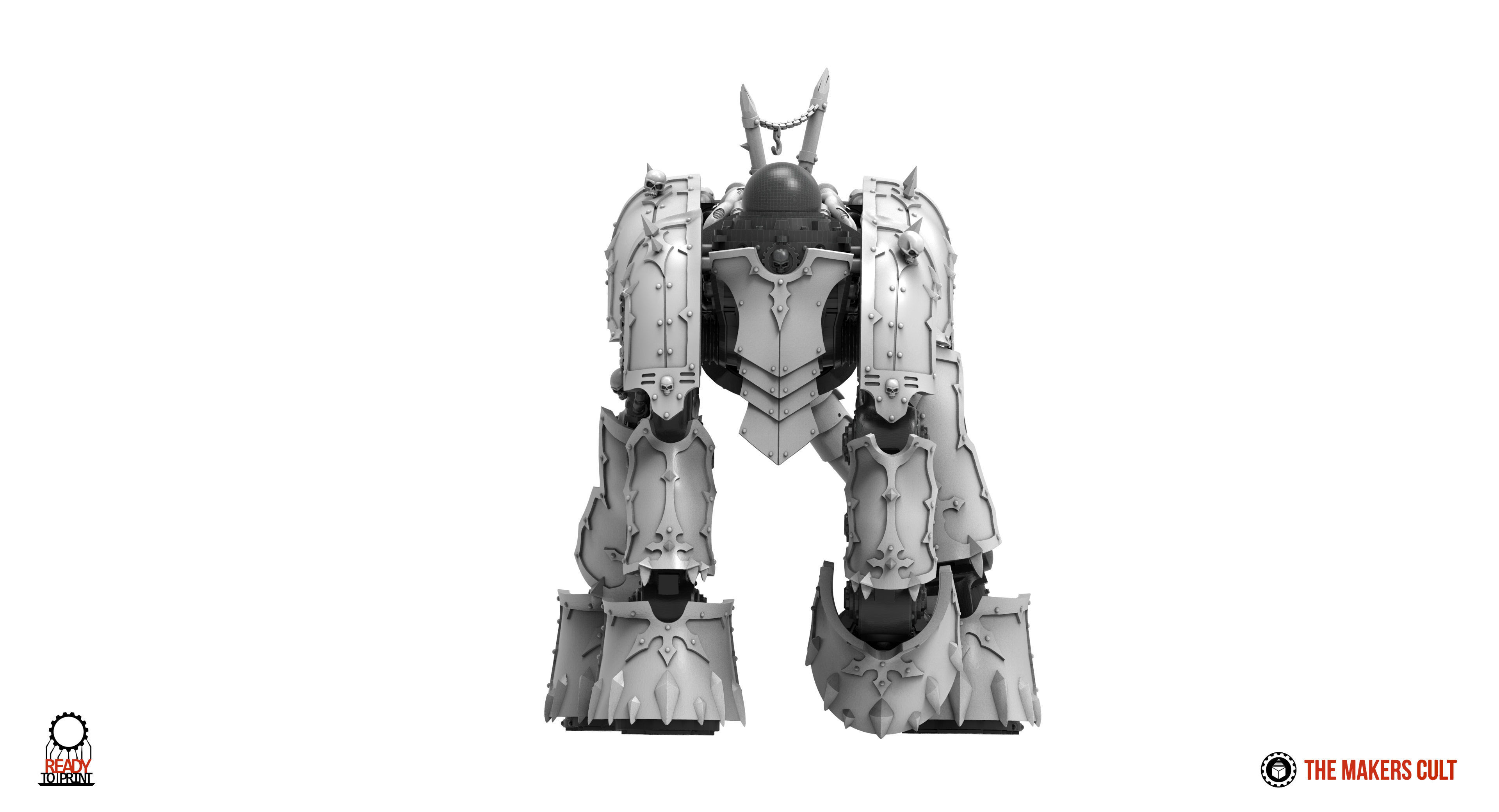 Centaur knight conversion kit - Chaos armour pack only 3D model 3D printable | CGTrader