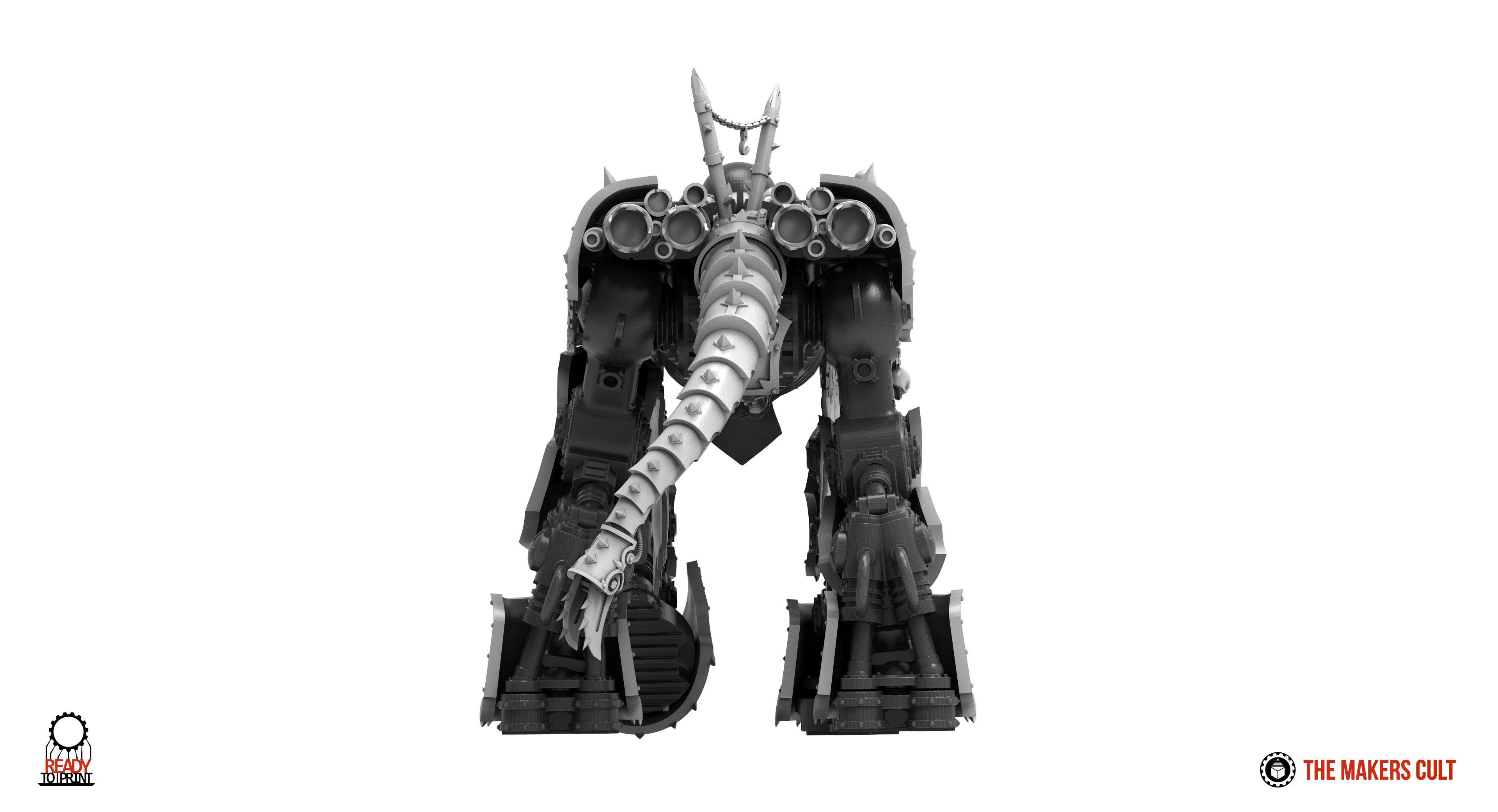 Centaur knight conversion kit - Chaos armour pack only 3D model 3D ...