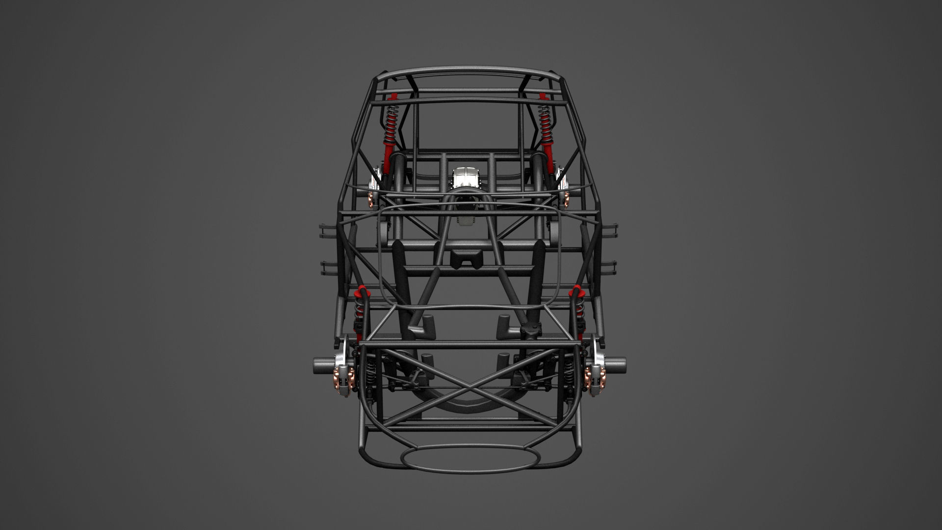 3D model Chassis Frame - Ferrari 250 GTO VR / AR / low-poly | CGTrader