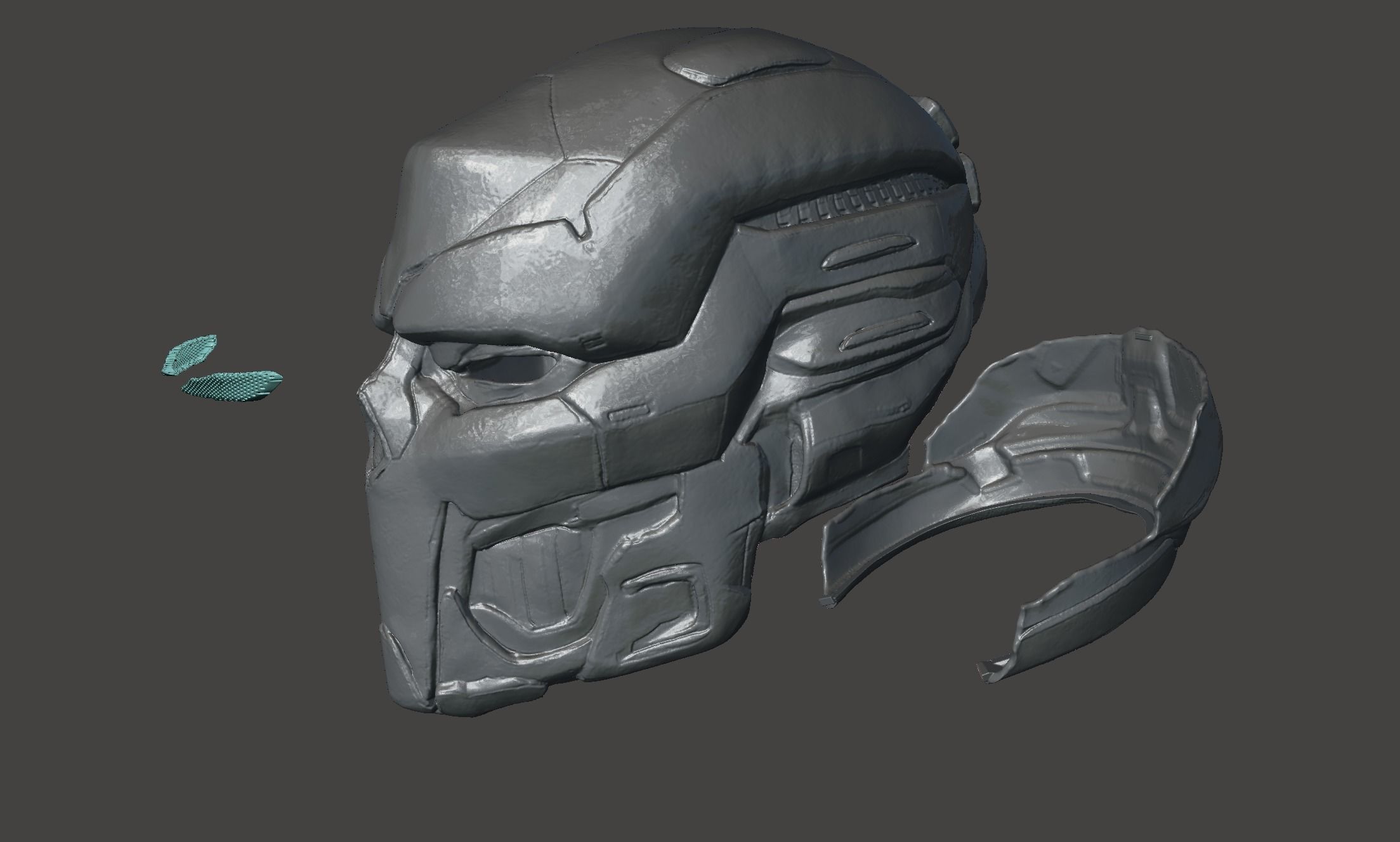 DEAD SPACE LEVEL 6 HELMET - FUNCTIONAL COSPLAY MASK 3D model 3D ...