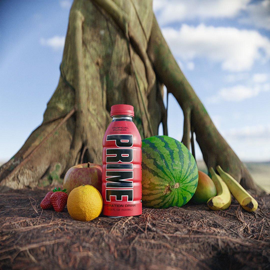 3D model Prime Hydration Bottle VR / AR / low-poly | CGTrader