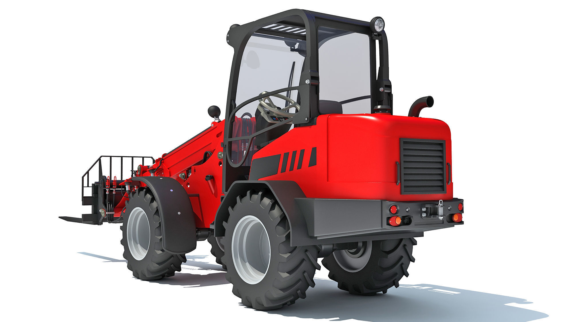 Telescopic Telehandler 3D model | CGTrader