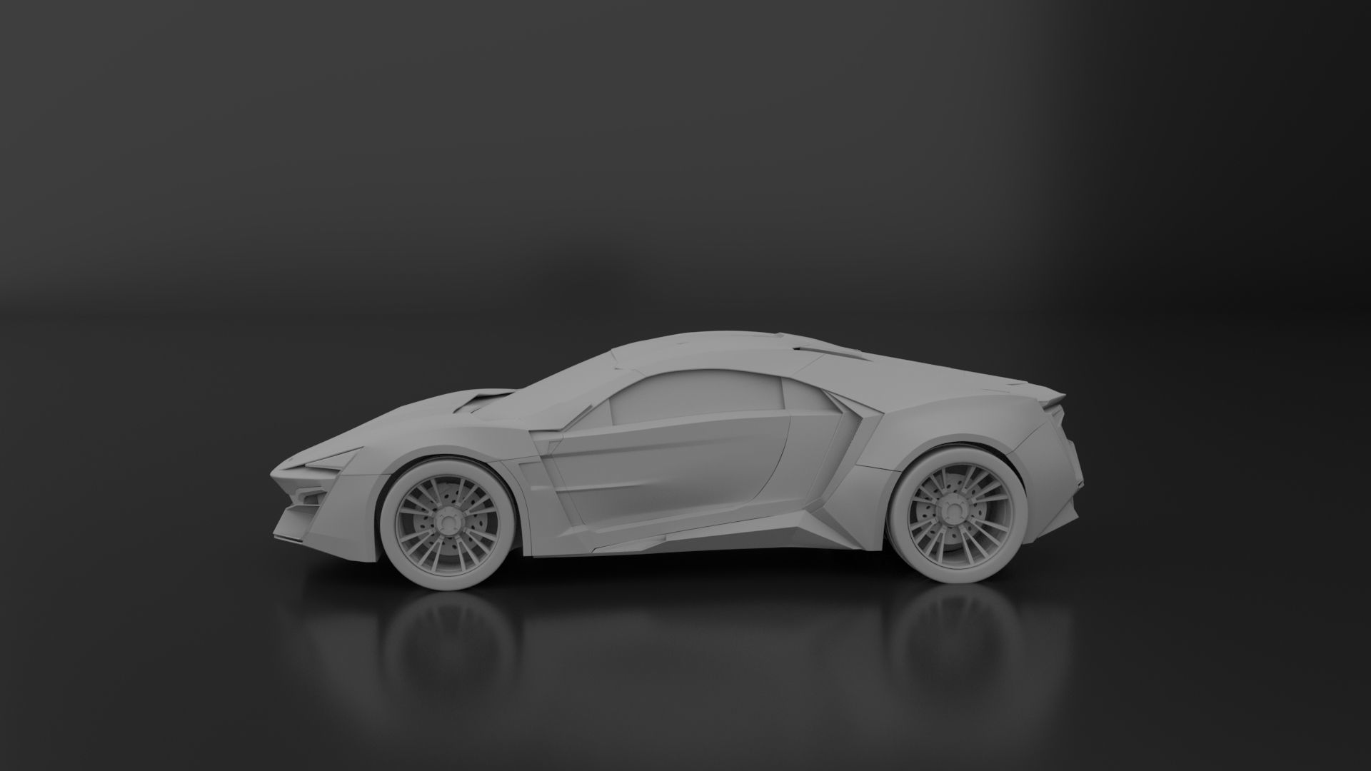 3D model Lykan HyperSport - W Motors VR / AR / low-poly | CGTrader
