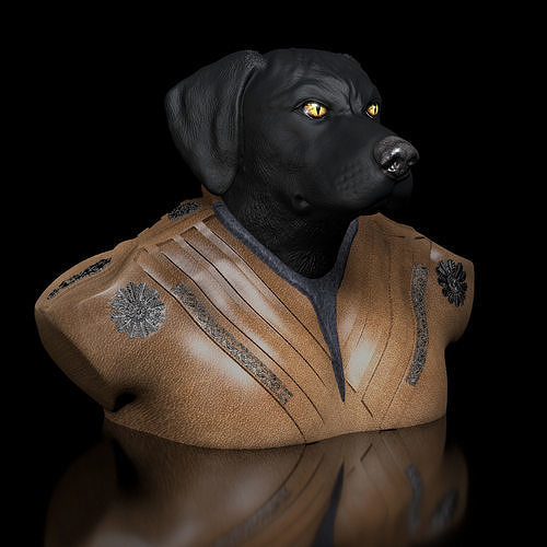 Rhodesian Ridgeback Centurion High-Polygon 3D STL model 3D model 3D ...