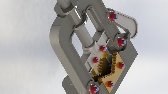 clamping mechanism 3D model | CGTrader