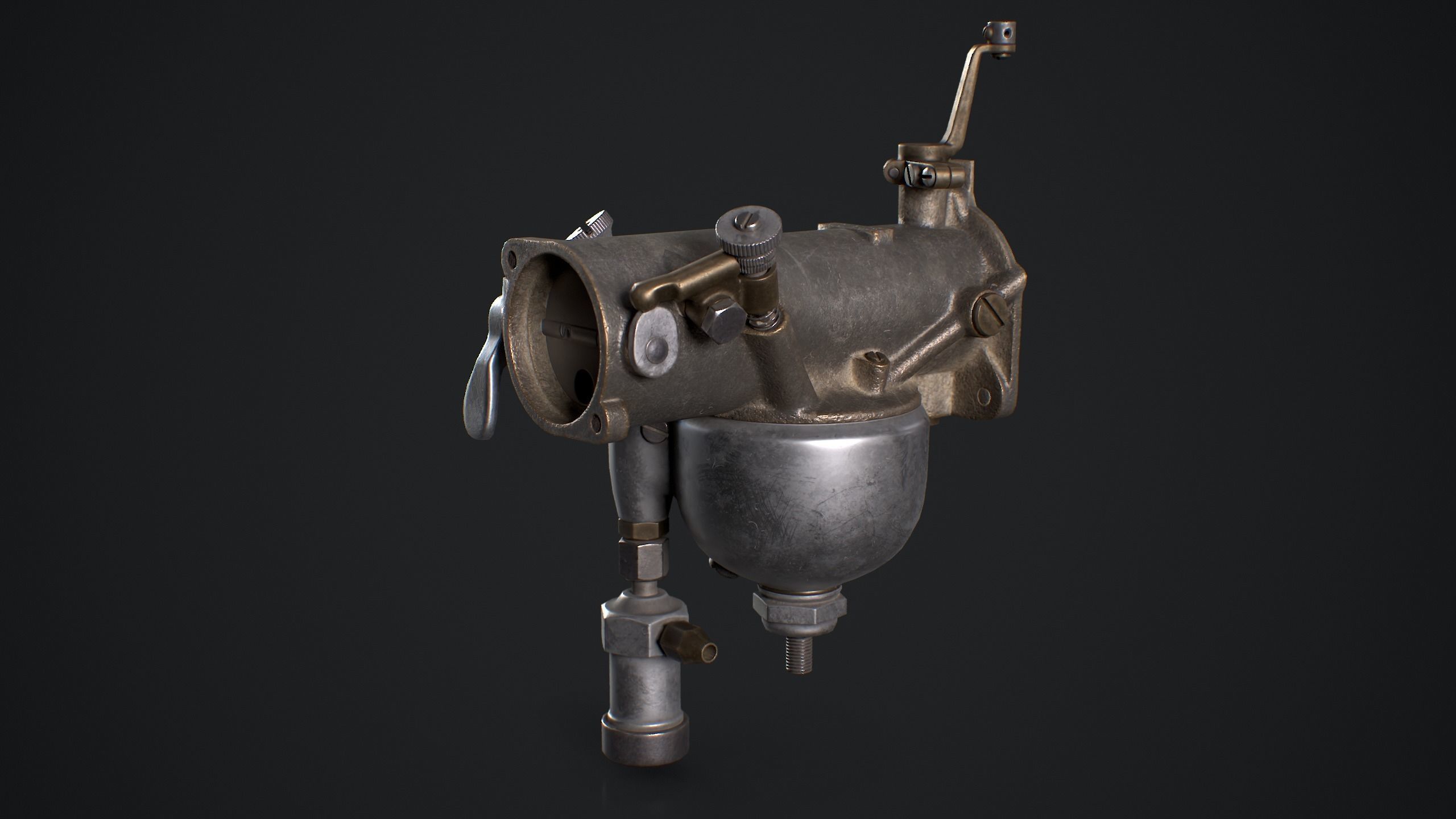 3D model Vintage Carburetor VR / AR / low-poly | CGTrader