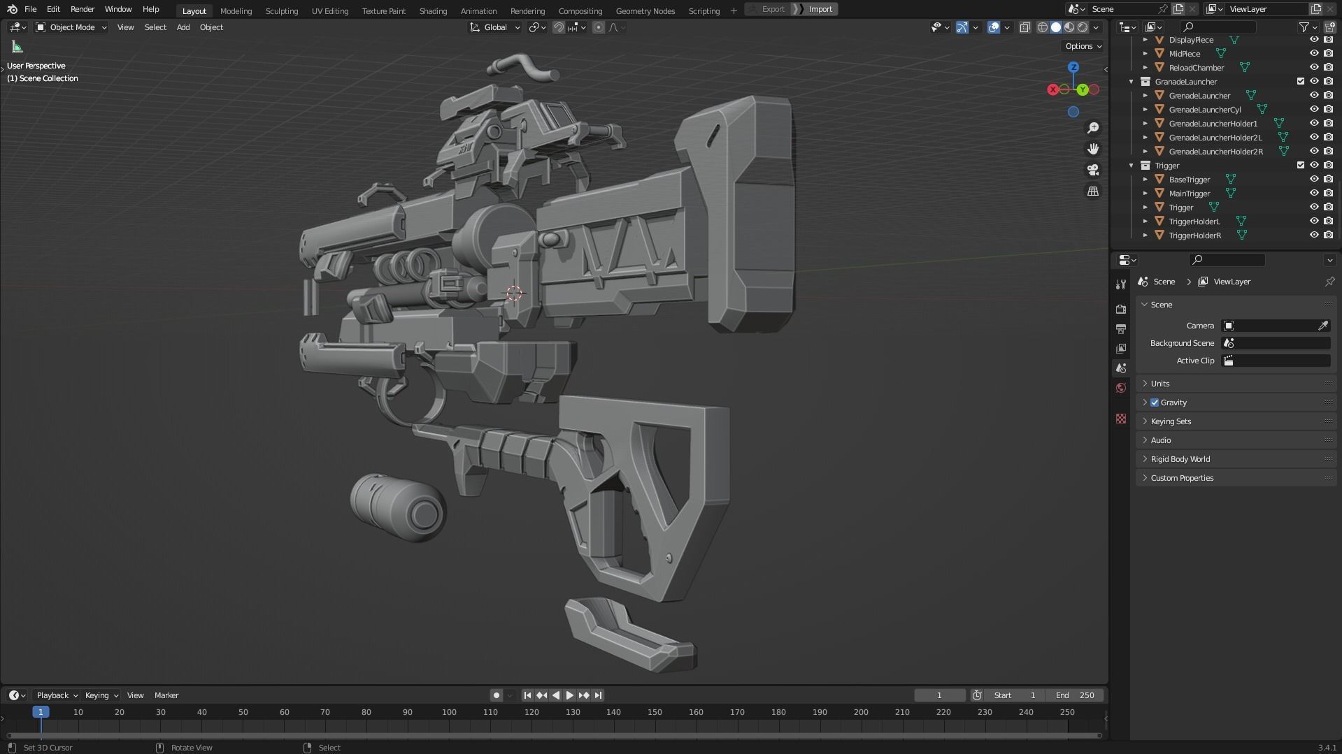 Overwatch Soldier 76 Full Armor and Rifle 3D Model Collection | CGTrader