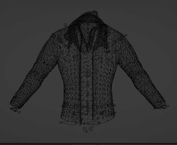 3D model Meta-Human Jacket VR / AR / low-poly | CGTrader
