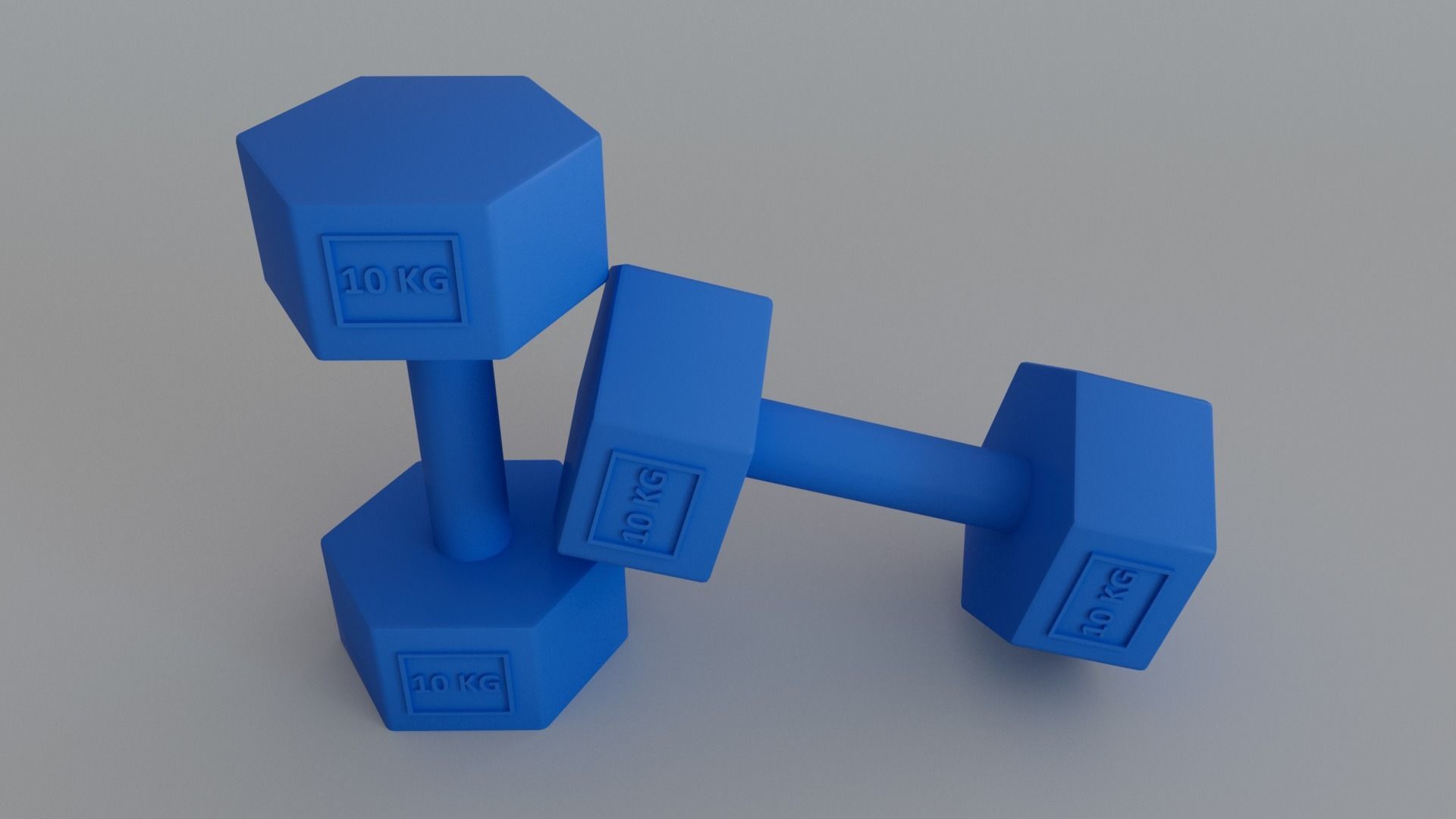Dumbell 3d Model And Render Setup 3d Model Cgtrader