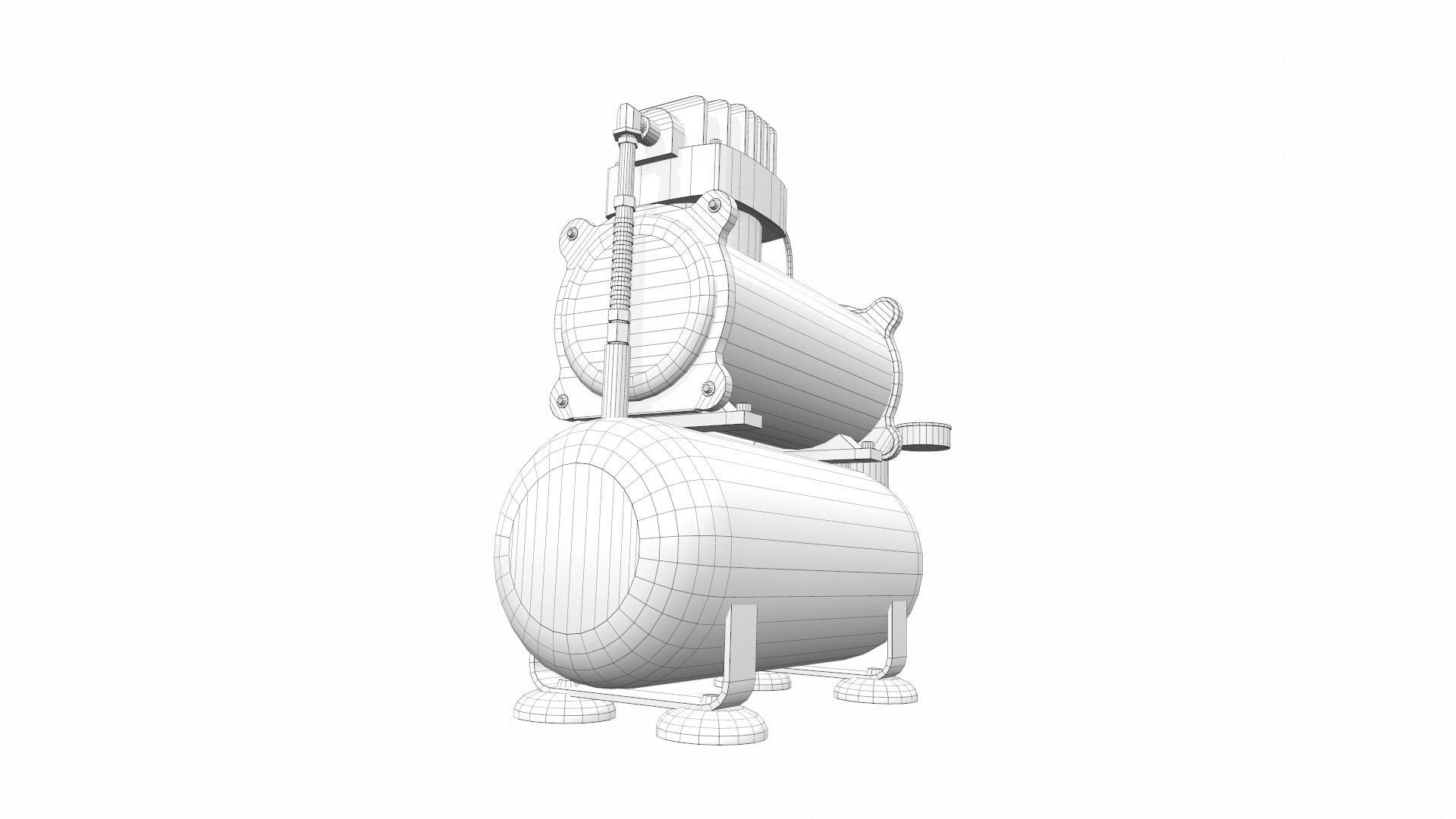 Air compressor LP6 3D model | CGTrader