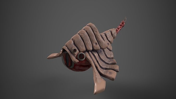 3D model Flying eye creature VR / AR / low-poly | CGTrader