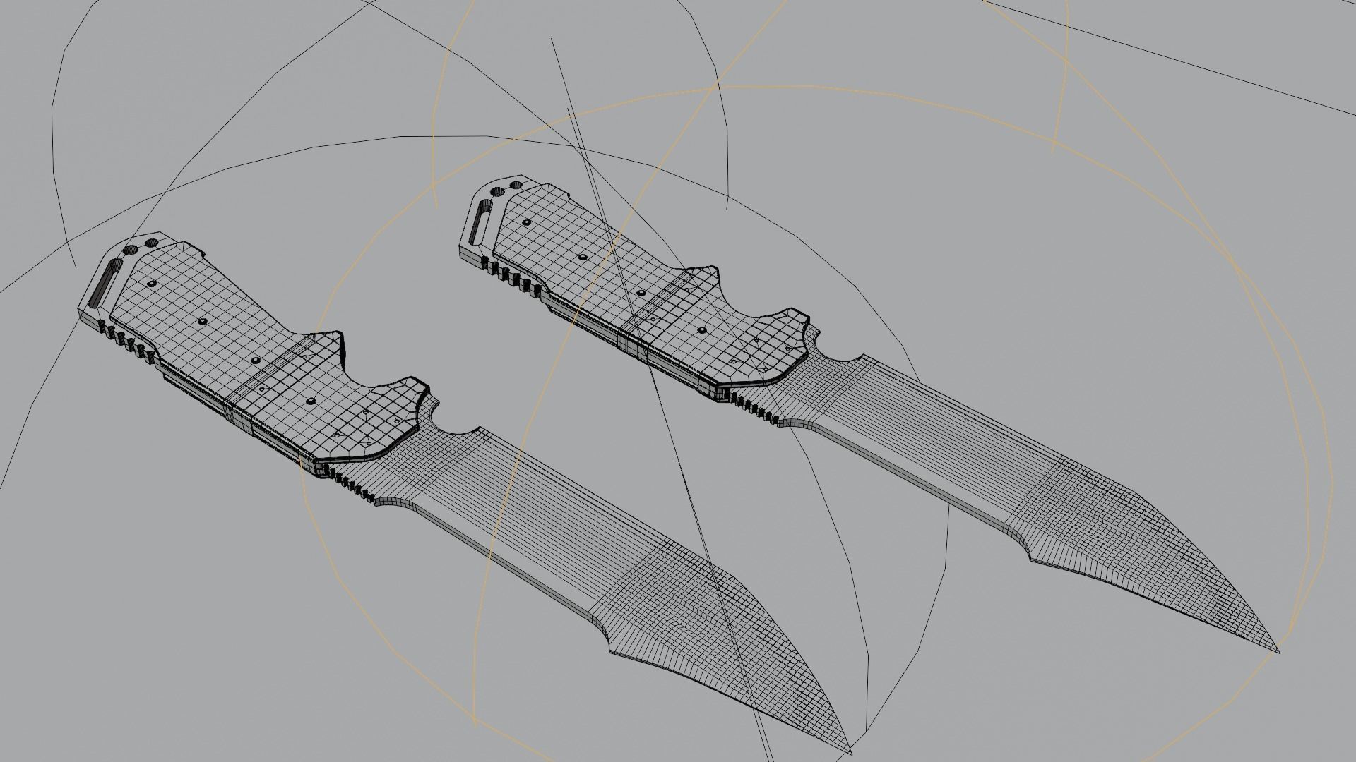 3D model Knife sword VR / AR / low-poly | CGTrader