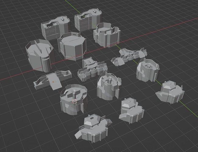 FPS Building Layouts 3D model | CGTrader