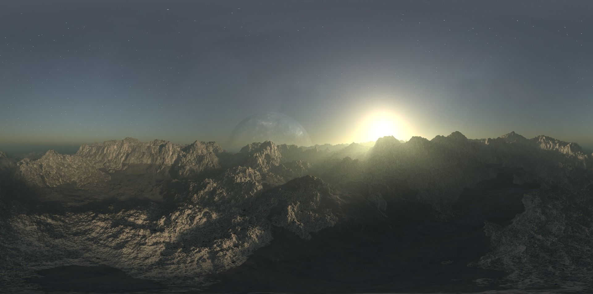 3D model Alien Planet Landscape HDRI VR / AR / low-poly | CGTrader