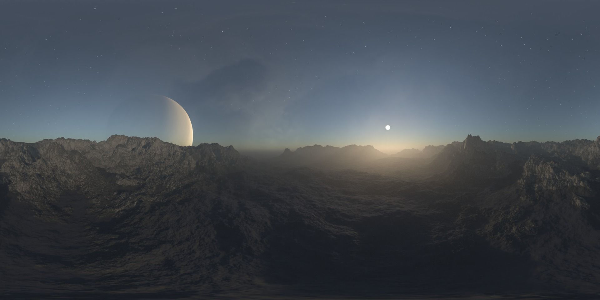 3D model Alien Planet Landscape HDRI VR / AR / low-poly | CGTrader