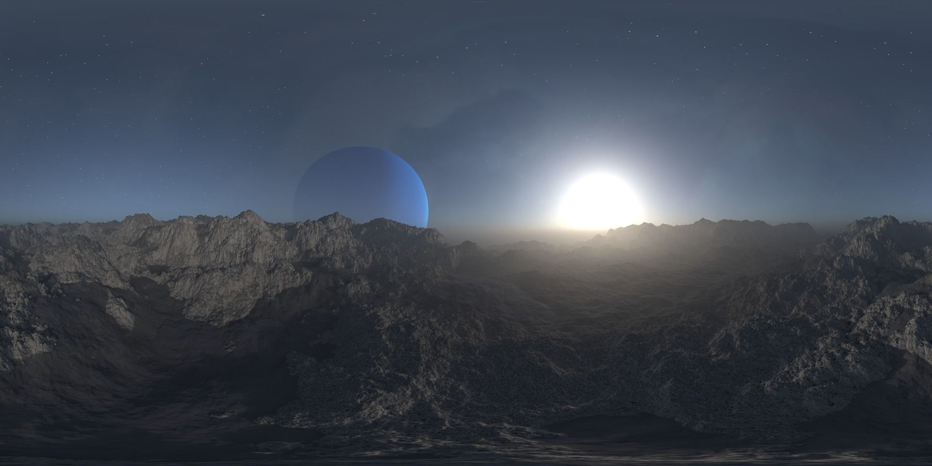 3D model Alien Planet Landscape HDRI VR / AR / low-poly | CGTrader