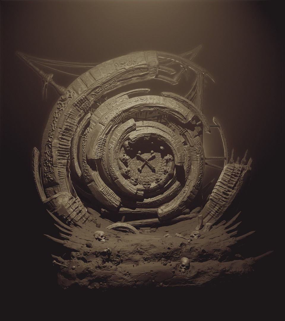 Dioramas - 15 modular figurine bases environment kits 3D model | CGTrader