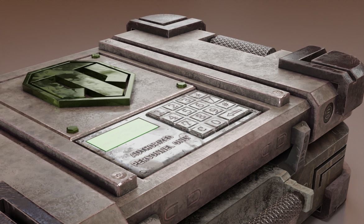 3D model Box with weapons WOT VR / AR / low-poly | CGTrader