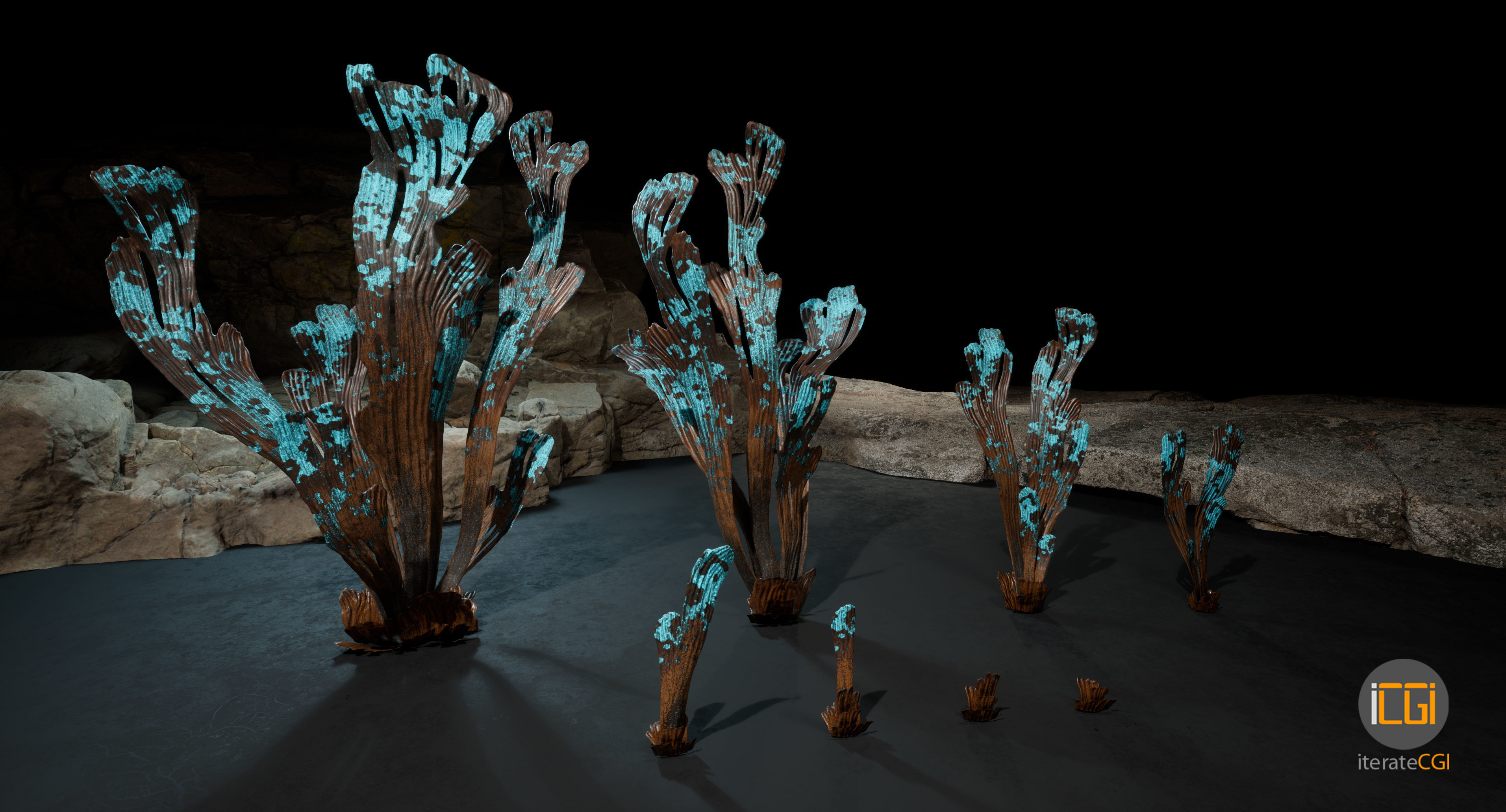 3D model Alien Fungus Type 4 VR / AR / low-poly | CGTrader