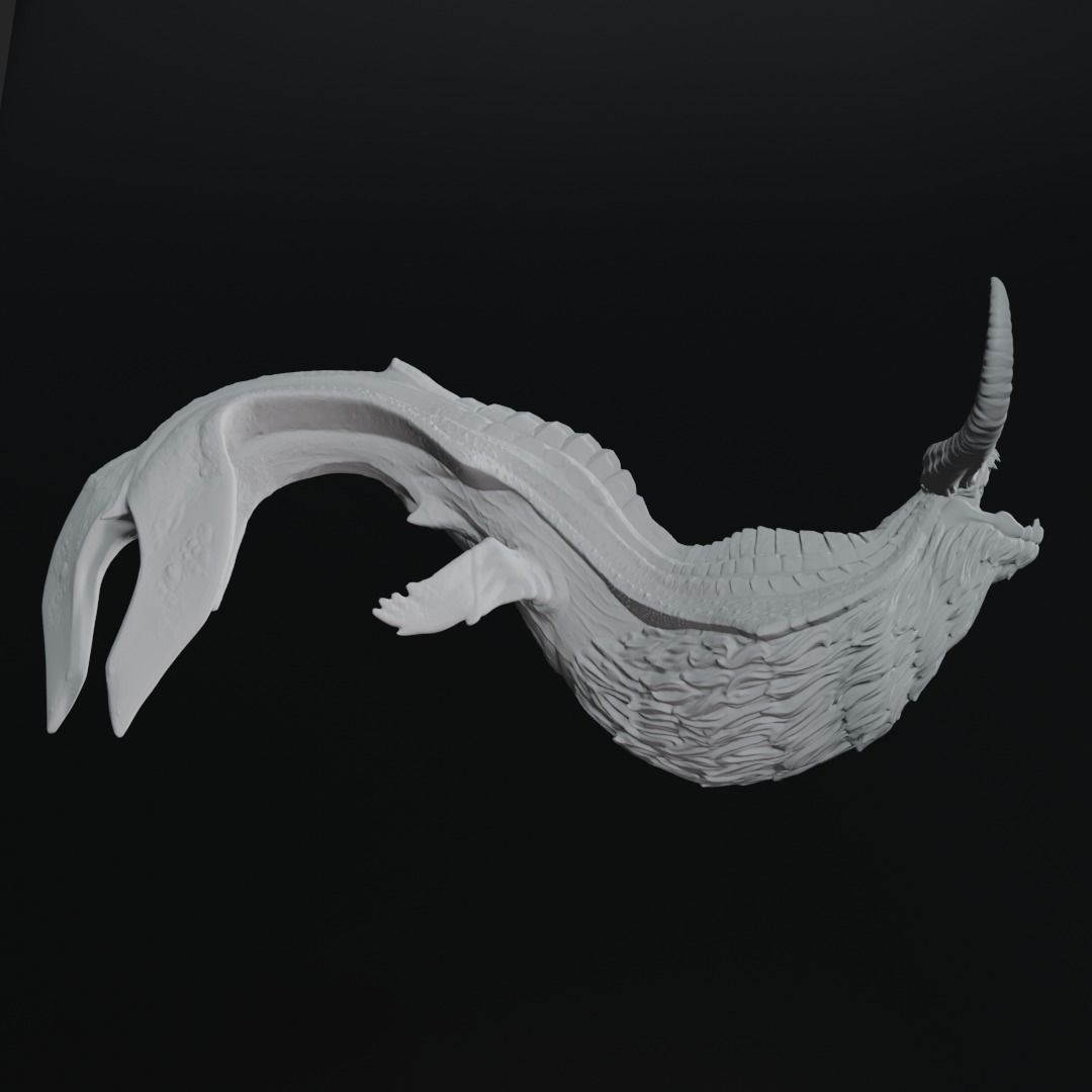 Ceadeus Monster Hunter Elder Dragon 3d print model 3D model 3D ...