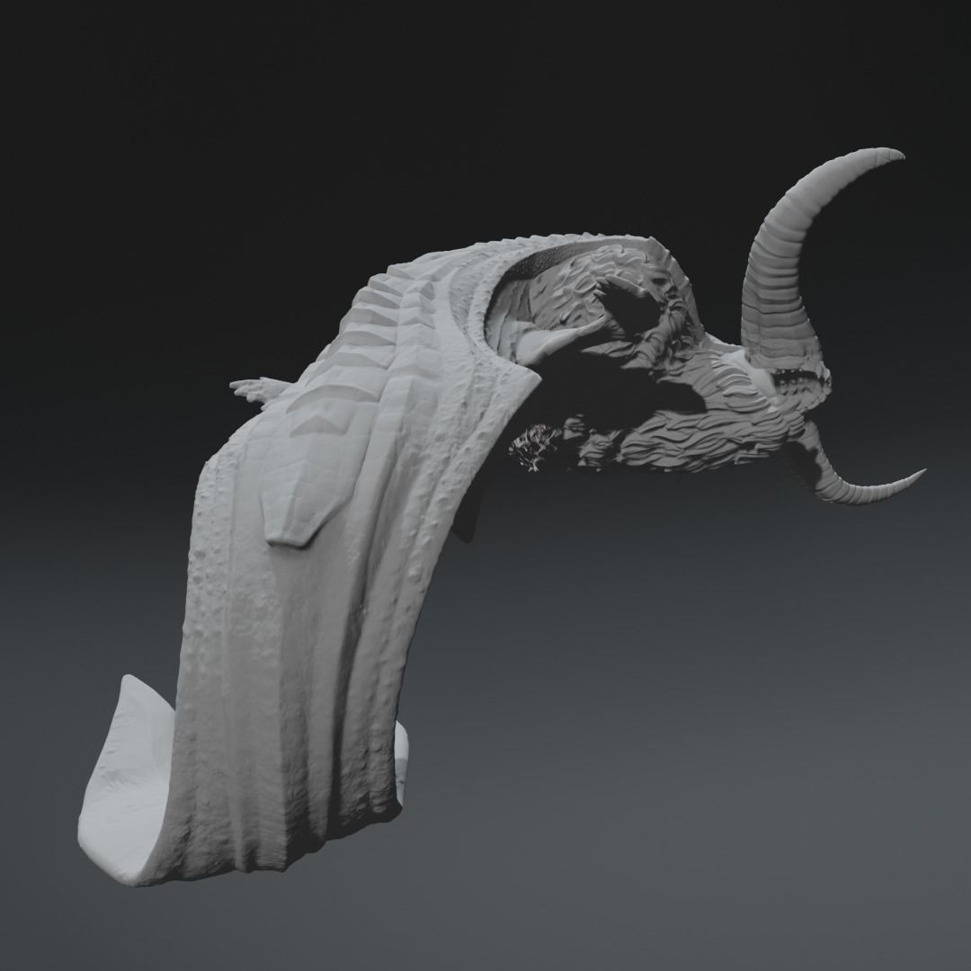 Ceadeus Monster Hunter Elder Dragon 3d print model 3D model 3D ...