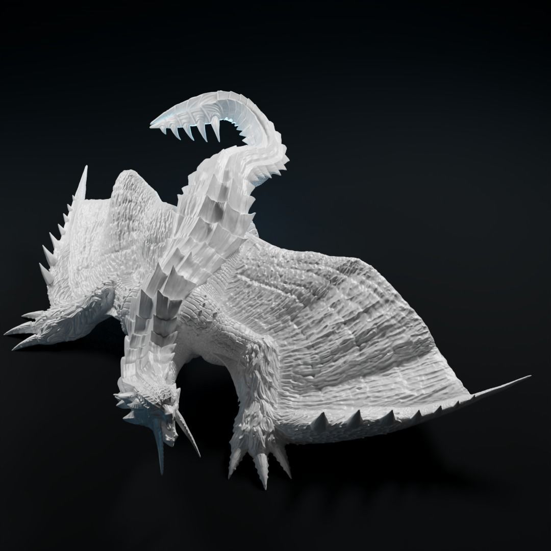 Barioth Monster Hunter 3d print model 3D model 3D printable | CGTrader