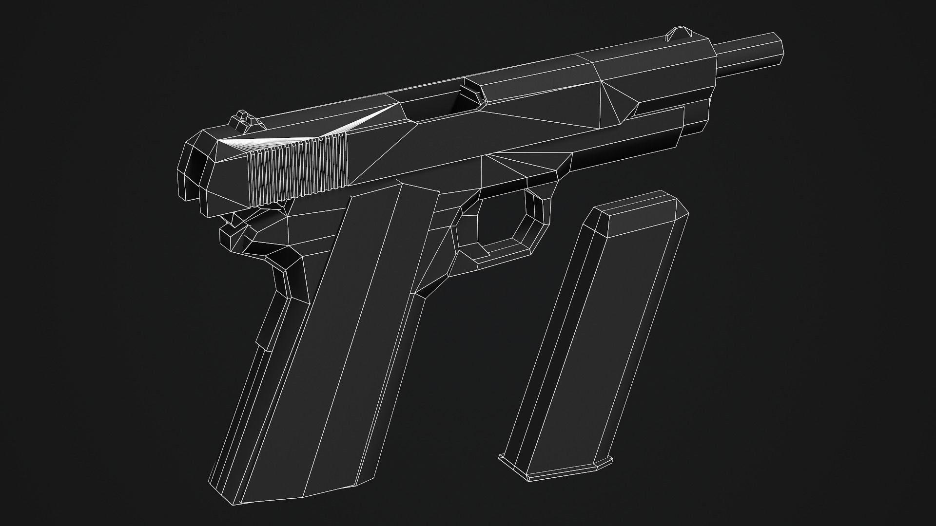 3D Model Collection Small Weapon Pack vol 01 - Low Poly Game Ready VR ...