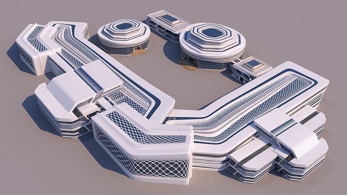 0115 - Modern Building 3D model | CGTrader