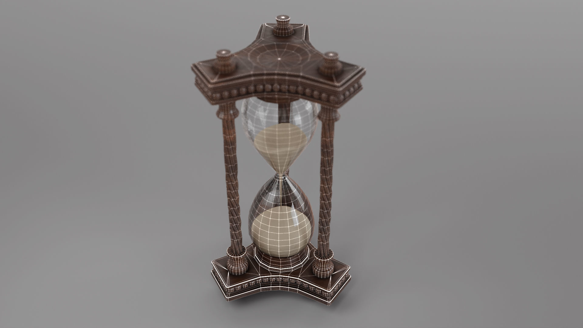Classic Hourglass 3D model | CGTrader