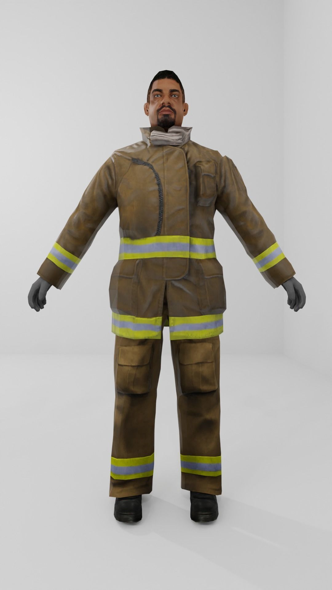 3D model Firefighters Low-poly 3D model VR / AR / low-poly | CGTrader