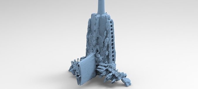 Alien Ancient pillar 1 3D model | CGTrader