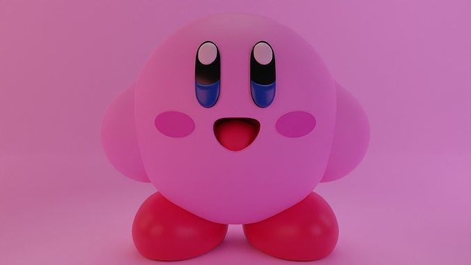 Kirby 3D model rigged | CGTrader