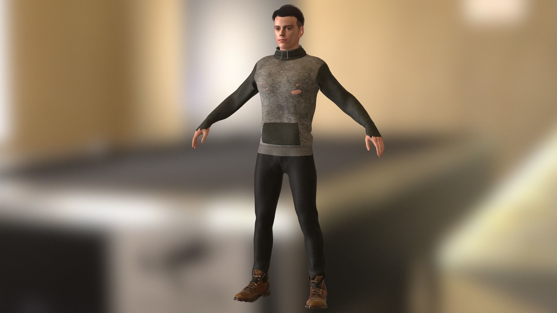 3D model Evan peters VR / AR / low-poly | CGTrader